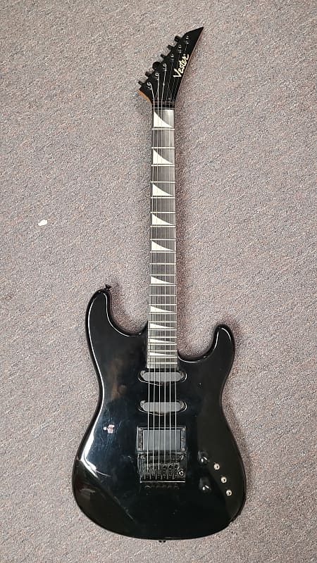 Vester HSS Electric Guitar 1980s - Gloss Black | Reverb