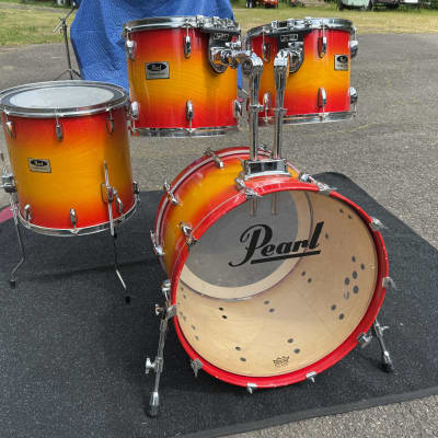 Pearl Session Series 4 Piece Drum Set - Sunburst | Reverb