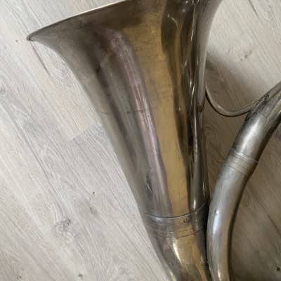Helicon Tuba "Bb" Soviet 3 Valves Brass Pipe Horn Wind | Reverb