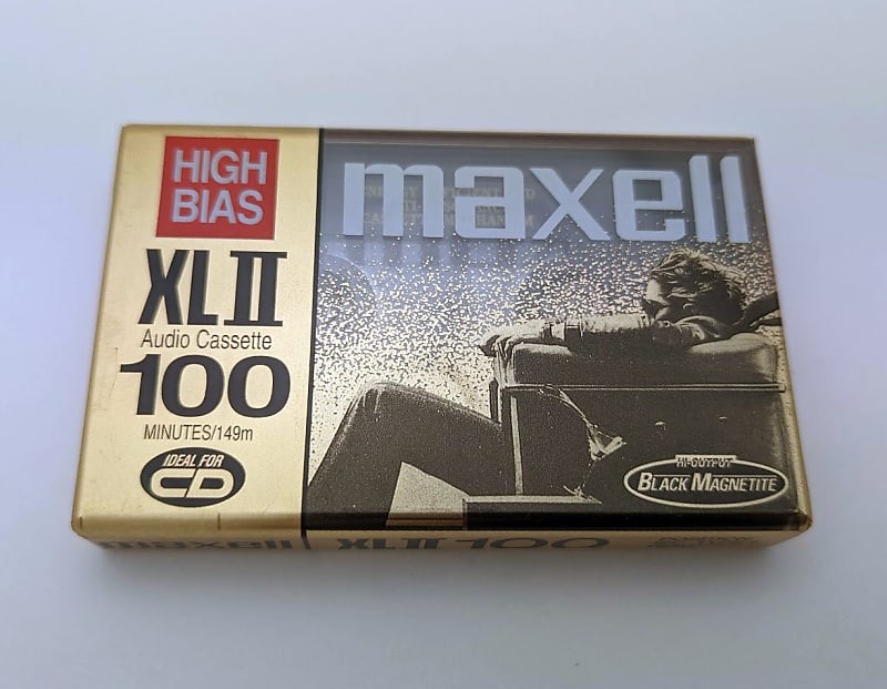 Sealed MAXELL XL II 100 High Bias Black Magnetite | Reverb Australia