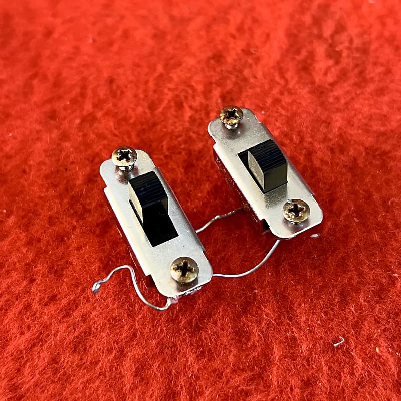 Switchcraft Fender Jaguar jazzmaster switches c 1965 - Chrome | Reverb
