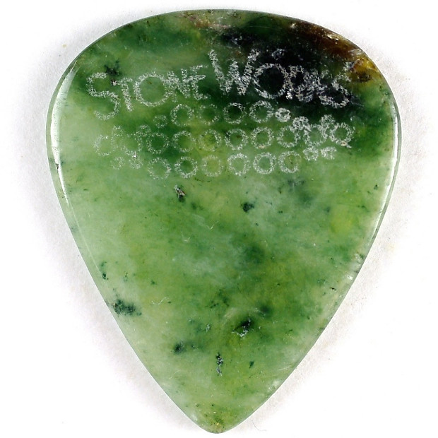 Burmese Jade - Stone Guitar Picks | Reverb