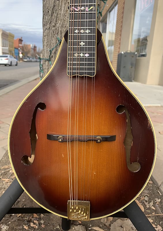 Ome A5 Nugget Mandolin 1970’s - Sunburst | Reverb