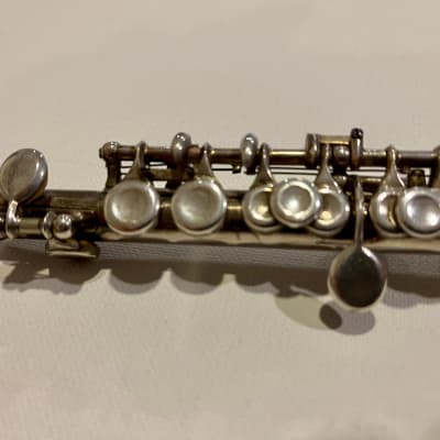 Aubert Solid Silver Piccolo 1940s - Silver | Reverb