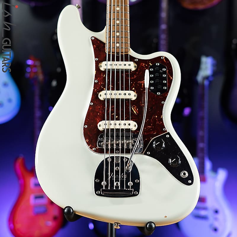2006 Fender Bass VI Olympic White Masterbuilt Mark Kendrick | Reverb