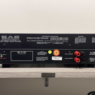 SAE 3100 Power Amplifier | Reverb