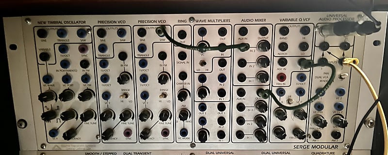 Serge Modular (STS) Blue voice panel Mid 90’s - Silver rack | Reverb