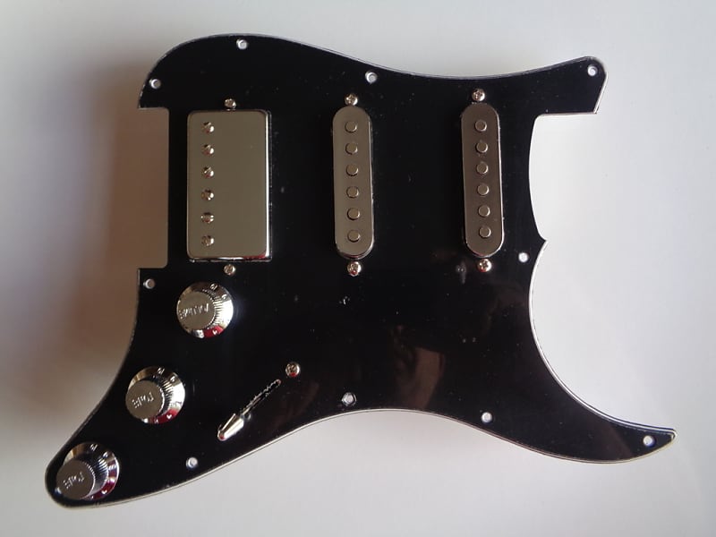 Handmade prewired HSS Neodymium Strat pickguard | Reverb UK