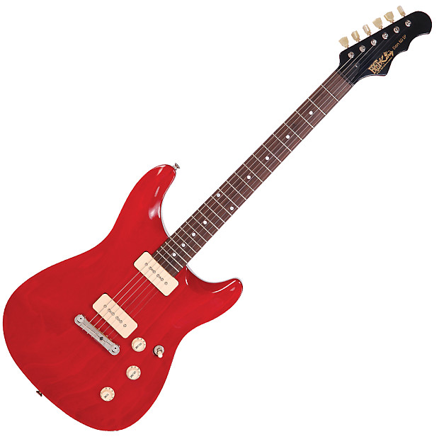 Fret-King Green Label Series Elan 50SP Thru Red | Reverb