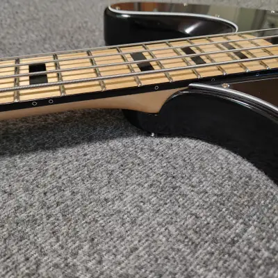 C Stroh Custom Handbuilt "P-bird" Style Bass 2022 Nitro Black | Reverb