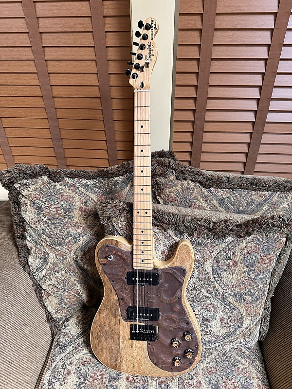 Fender Squier Telecaster Custom 2020 - Modded Yellow | Reverb