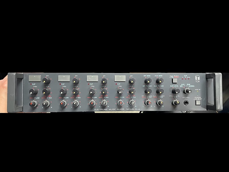 TOA D-4 Electronic Music Mixer 1980s - Grey | Reverb