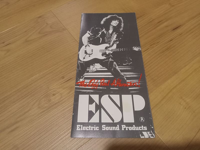 Vintage 1987 ESP Price List! Rare, Original Case Candy, | Reverb