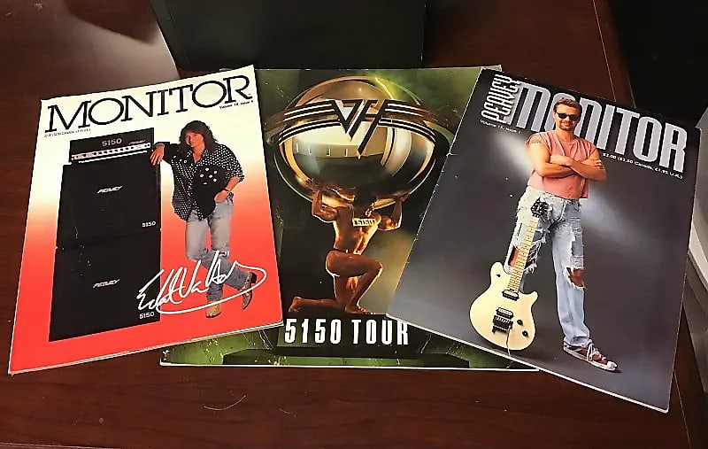 EVH Peavey Monitor Eddie Van Halen Magazine Issues 1 & 4 + | Reverb