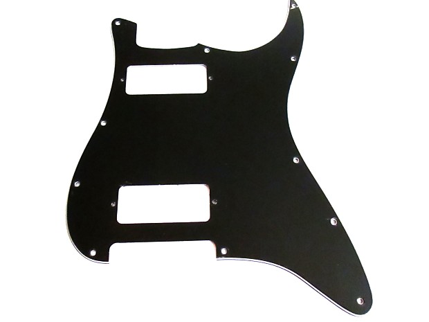 Guitar Madness Black Mini Humbucker 3-PLY Strat Pickguard | Reverb