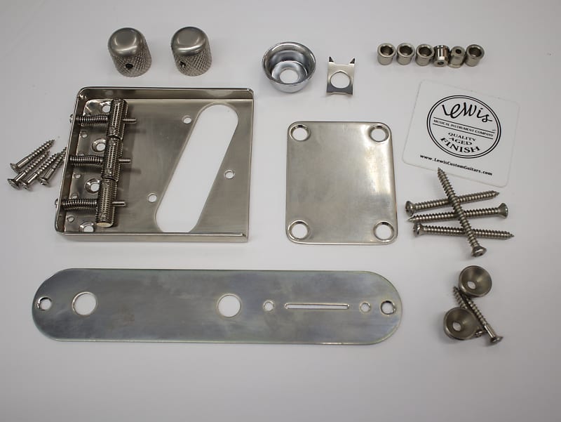 Vintage Style - Tele Hardware- Aged nickel kit-Fender 0014 | Reverb