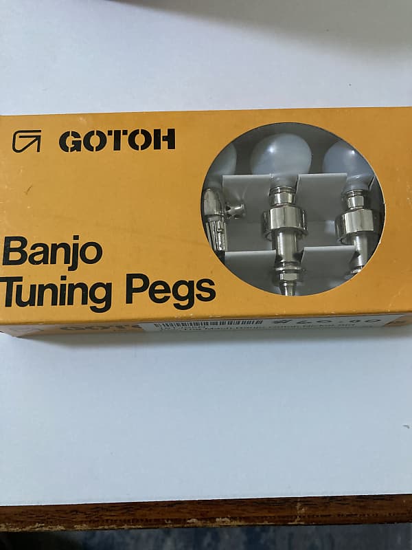 Gotoh Bj3-s5 banjo machine heads 5 string 1980’s Chrome | Reverb