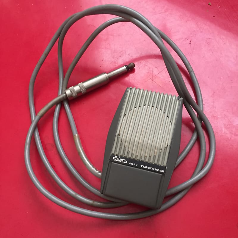 Akai Terecorder microphone 1960s - reel to reel or harp mic | Reverb