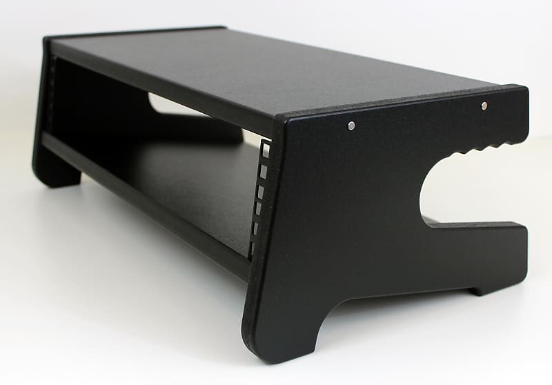 19" 2U DESKTOP STUDIO RACK POD CASE CABINET FURNITURE | Reverb