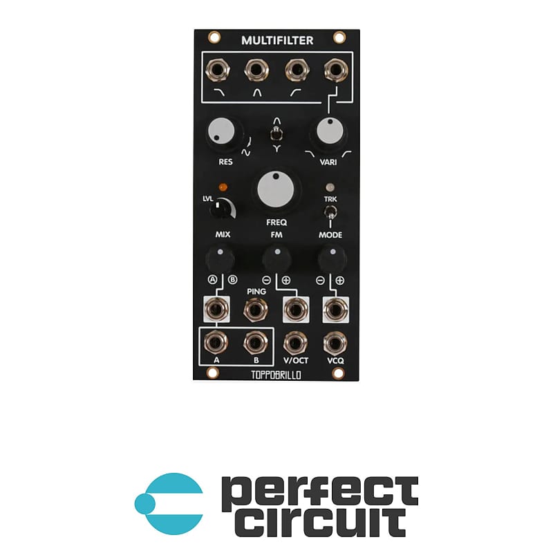 Toppobrillo Multifilter 2 Multi-Mode VCF Filter (Black) | Reverb