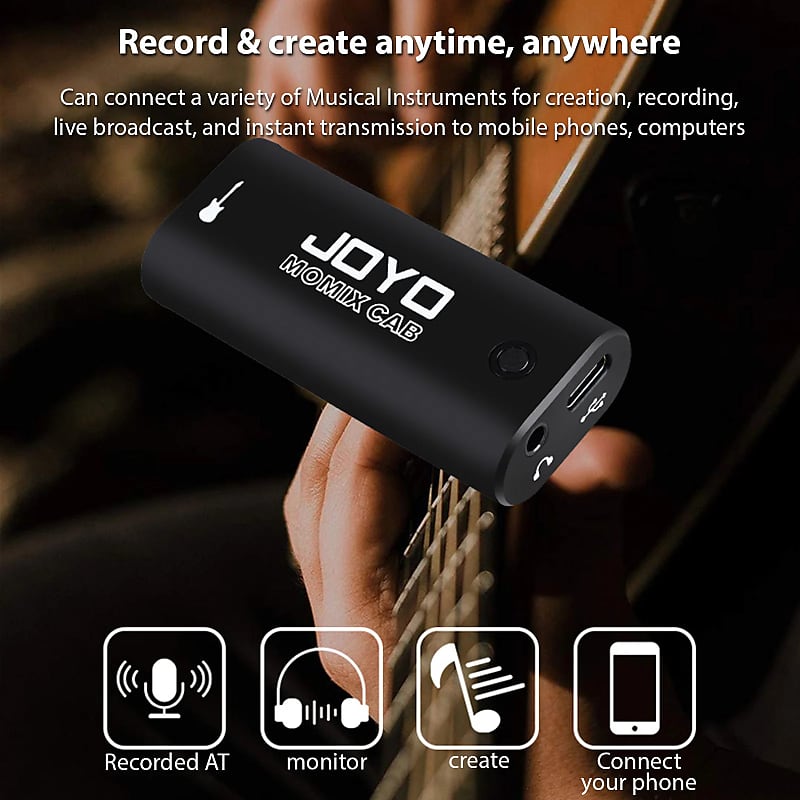 JOYO MOMIX CAB Portable Pocket USB Sound Card Guitar | Reverb