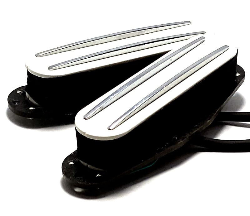 AR5 Set of 2 Strat Sized Humbucker Rail Pickups ~ Dragonfire | Reverb