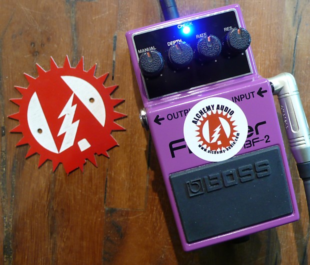 Alchemy Audio Modified Upgraded Boss BF-2 Flanger Guitar | Reverb