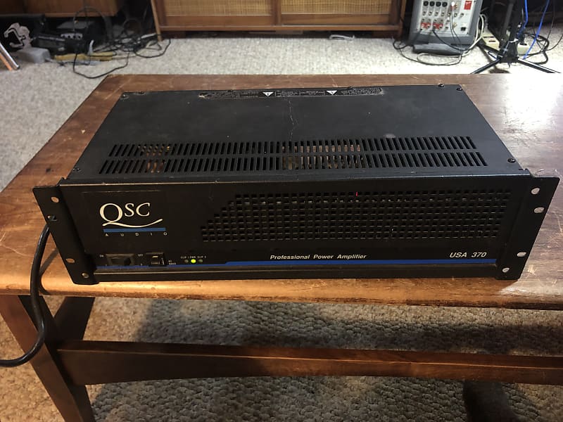 QSC Audio 2-Channel Power Amplifier USA 370 | Reverb