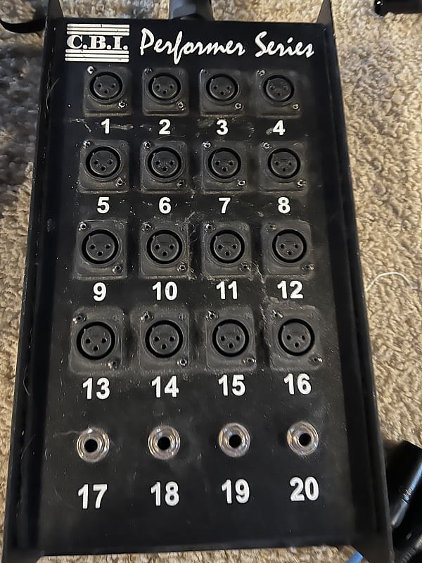 CBI Cables Performer Series 20, 100’ 20 Channel Snake | Reverb