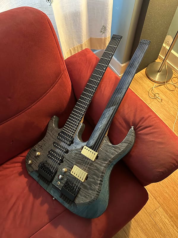 Kiesel Kiesel Double-Neck Osiris 2020 Aurora Blue(Left | Reverb