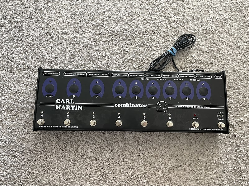 Carl Martin Combinator 2 True Bypass 8 Channel Effects Pedal | Reverb