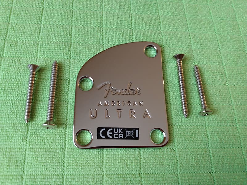 Fender American ULTRA Stratocaster Neck Plate Contoured | Reverb