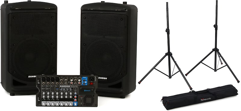 Samson Expedition XP1000 10-channel 1 000W Portable PA Bundle | Reverb