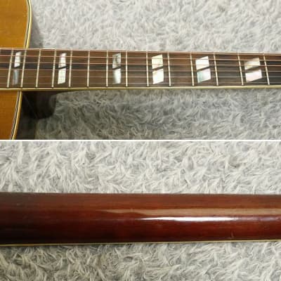 Rare! 1970' made Vintage Acoustic Guitar Chaki W-50 Solid top | Reverb