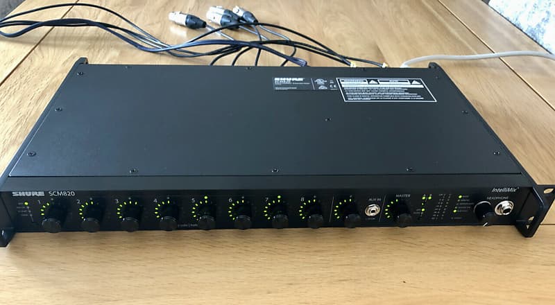 Shure SCM820 8-Channel Automatic Mic Mixer | Reverb UK