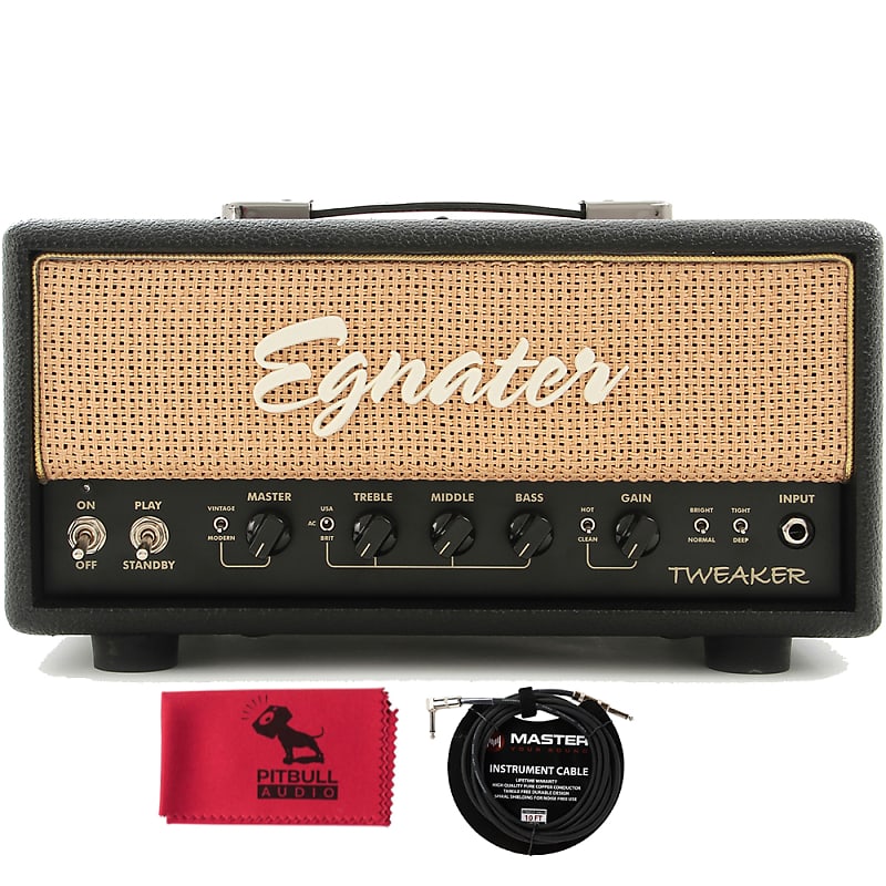 Egnater Tweaker 15-Watt Tube Guitar Amplifier Head w/ Cable & | Reverb
