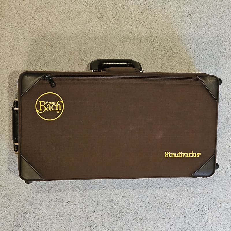 Vincent Bach Stradivarious Trumpet Case - Brown Cloth | Reverb