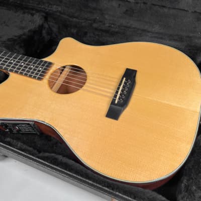 Carvin AC375 Natural Finish Acoustic Electric Guitar w/OHSC | Reverb