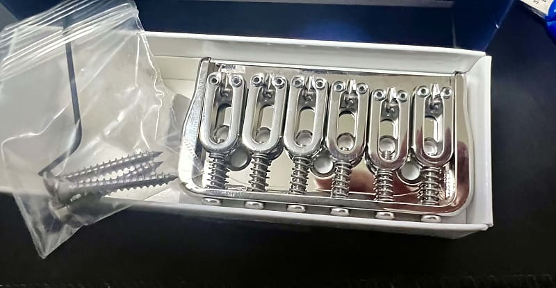 Hipshot Fixed Bridge 2023 - Nickel | Reverb