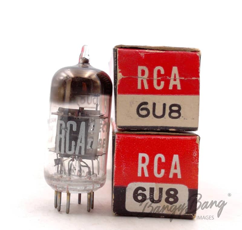 2 RCA 6U8 Triode Pentode VHF Radio/Television Mixer | Reverb
