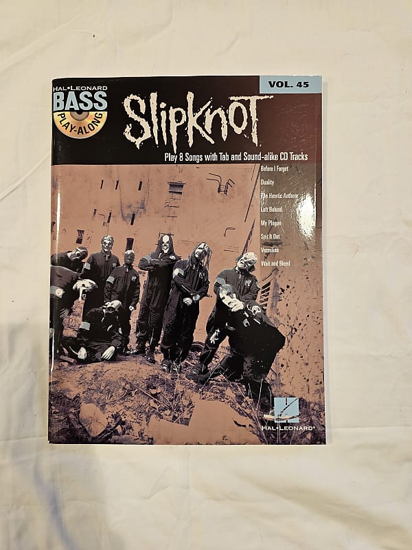 Slipknot Bass Tab Book Vol. 45 | Reverb