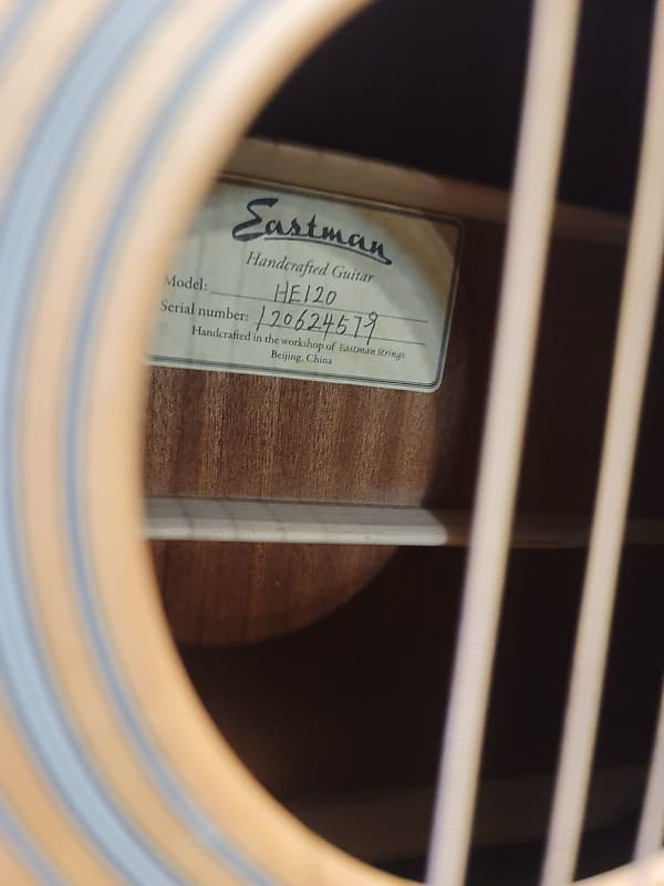 Eastman HE120 2012 Natural w/OHSC - Very Good Condition | Reverb