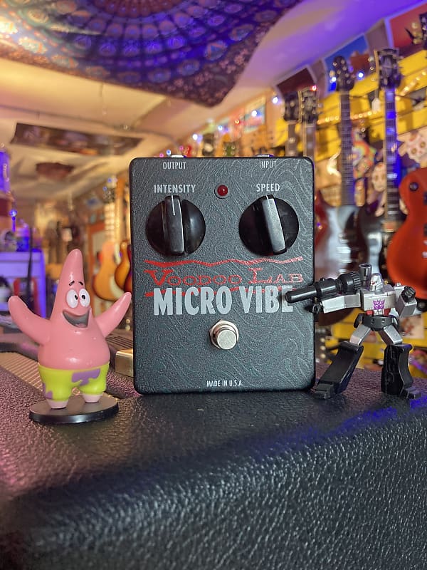 Voodoo Lab Micro Vibe Univibe Clone 2000s - Black | Reverb