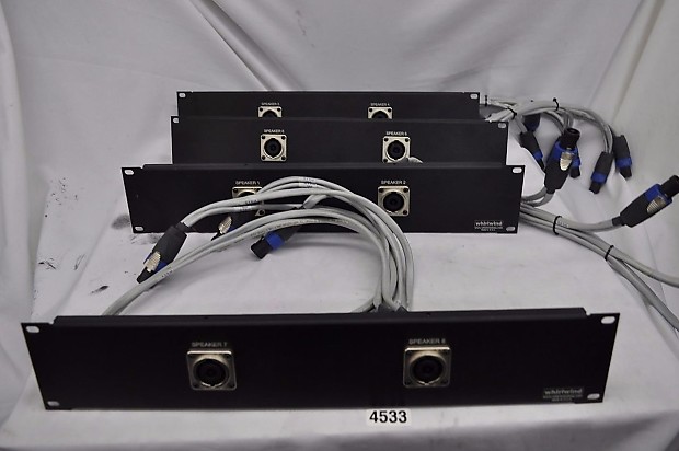 Whirlwind Custom Patch Panel ( 2U w/ (2) NL8 Females & (4) | Reverb