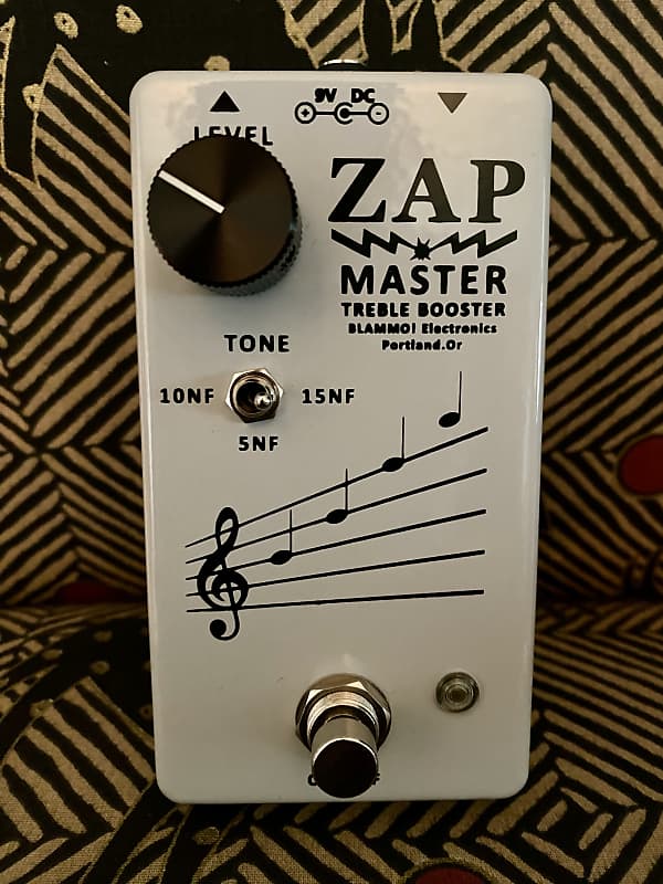 BLAMMO! ZAP Master Treble Booster pedal | Reverb