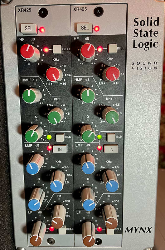 2 x Solid State Logic XR425 E Series EQ (with Mynx Chassis) | Reverb