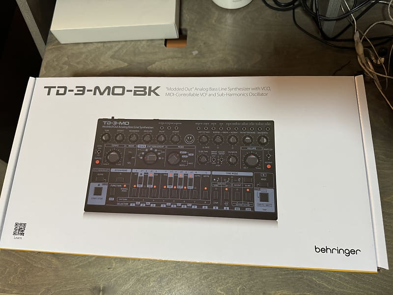 Behringer TD-3-MO-BK Modded Out Analog Bass Synthesizer 2023 | Reverb