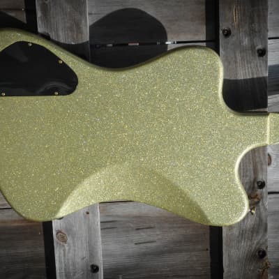 Gibson Custom Shop 1 of 1 Non Reverse FireBird Gold Sparkle | Reverb