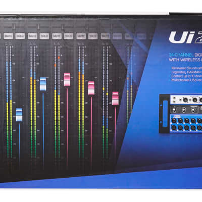 Soundcraft Ui24R 24 Input Digital Soundboard Mixing Console | Reverb