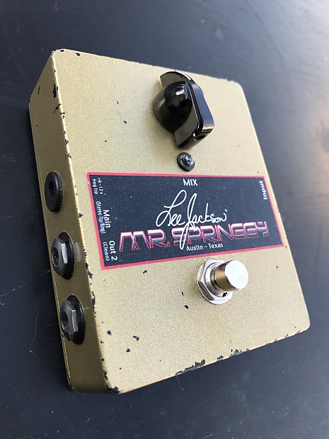 Lee Jackson Mr. Springgy Reverb Effect Pedal Gold | Reverb